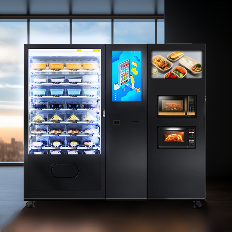 micron meal vending machine with elevator for healthy food
